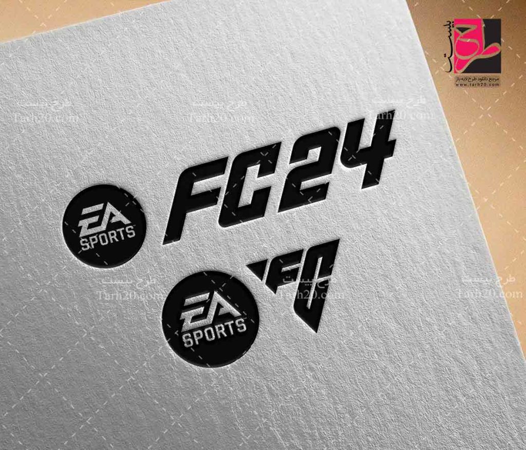 لوگو رسمی بازی فوتبال فیفا FC24 - طرح 20